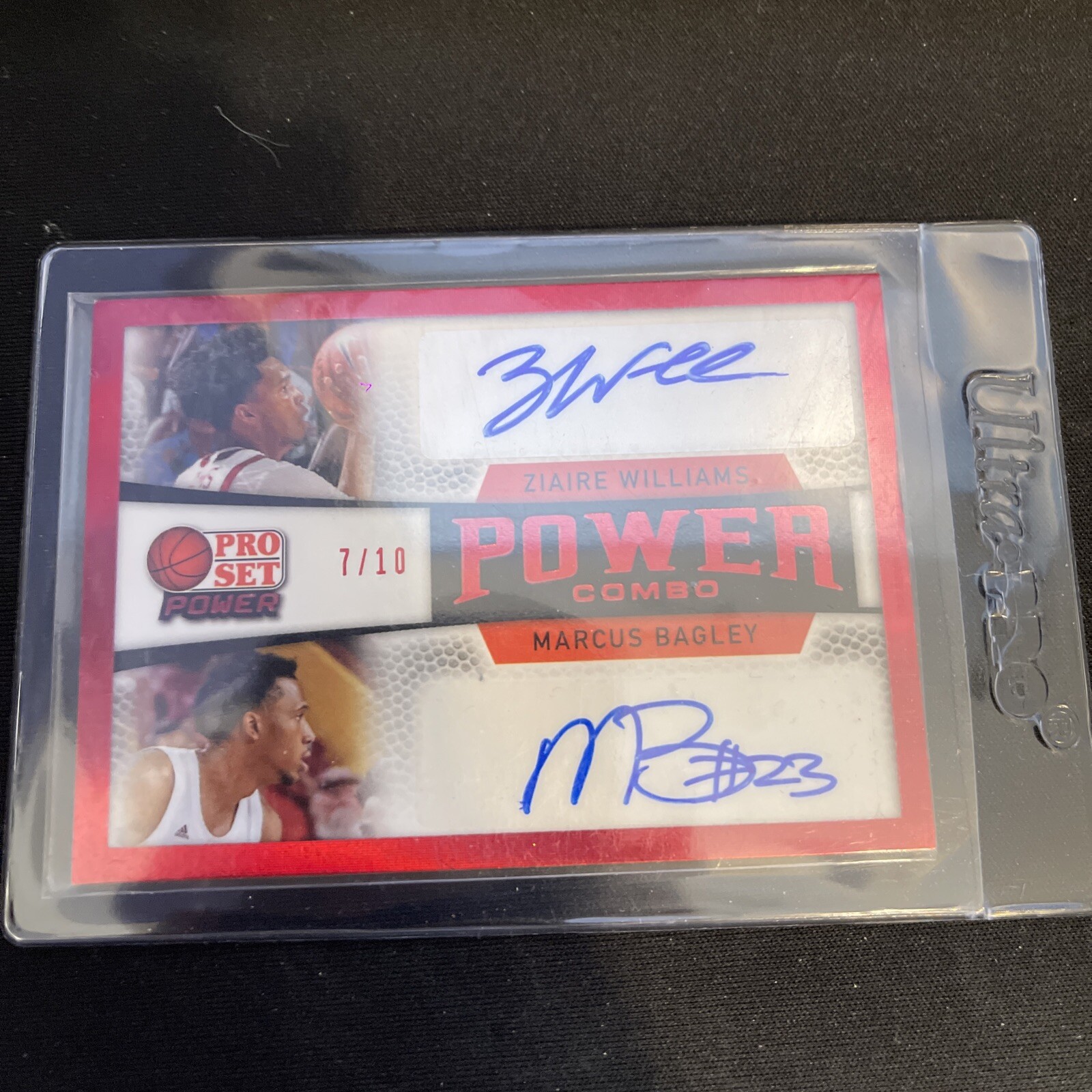 Ziaire WILLIAMS Marcus BAGLEY 2021-22 Leaf Pro Set Power DUAL AUTO #7/ ...