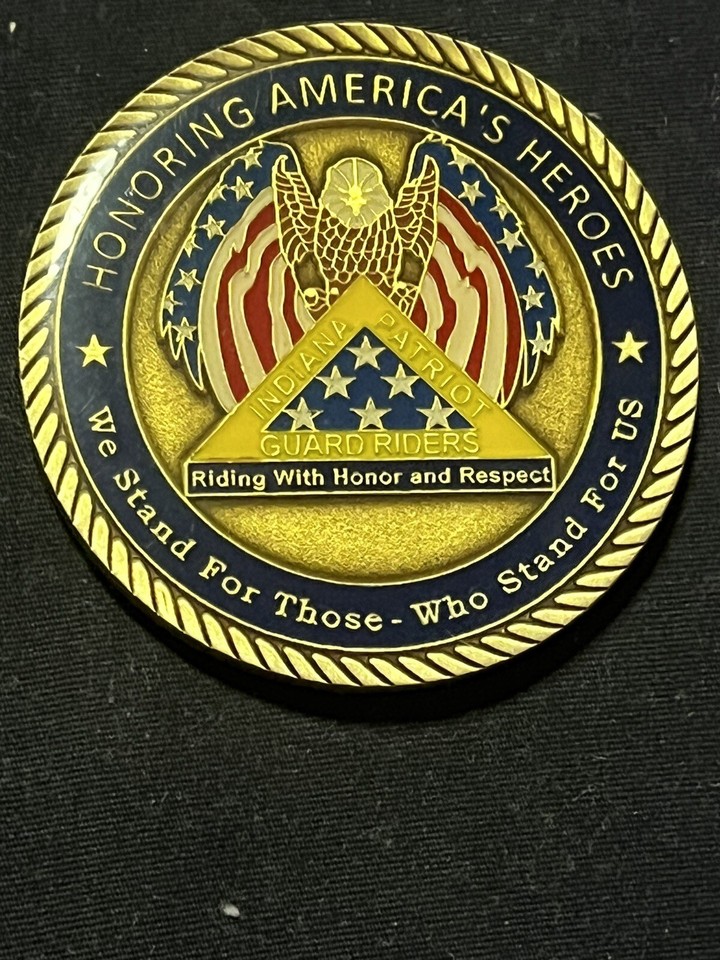 Challenge coin (Indiana Patriot Guard Riders) | eBay