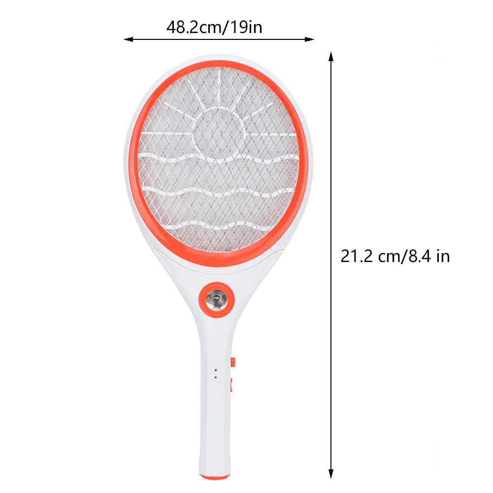 LT Rechargeable Electronic Mosquito Swatter Fly Killer For Home US Plug ...