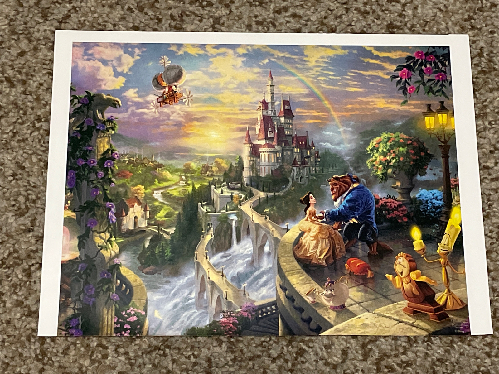 Thomas Kinkade Beauty And The Beast Puzzle