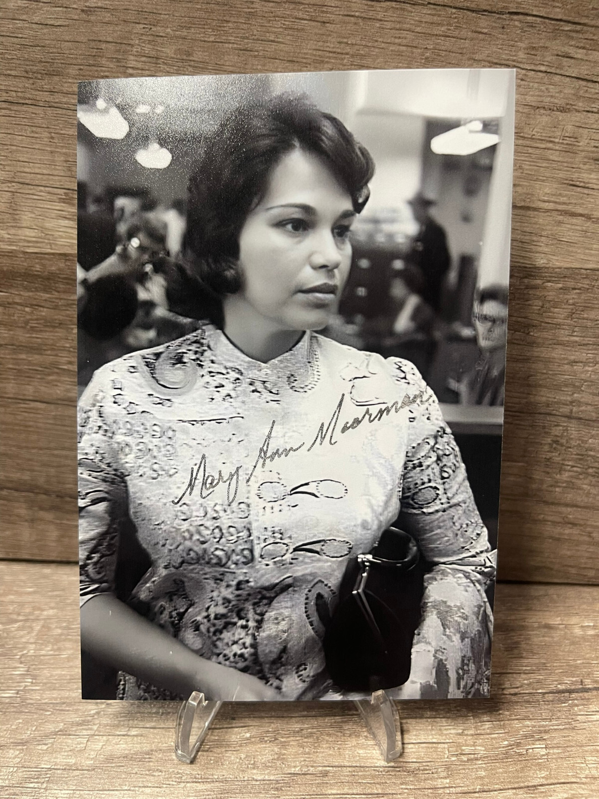 Mary Ann Moorman JFK Assassination Witness Hand Signed 4x6 Photo TC46 ...