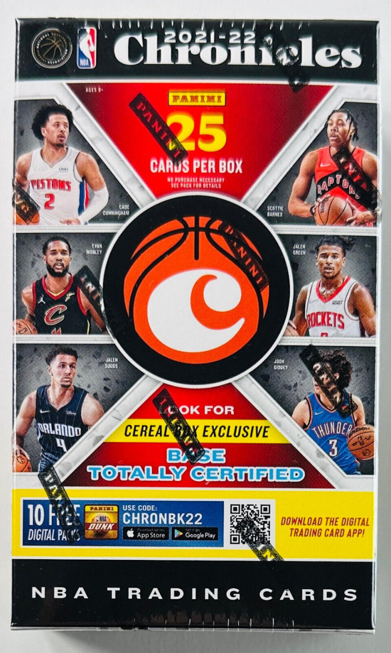 2021-22 Panini Chronicles Basketball Cereal Box (25 Cards) | eBay