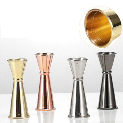 Stainless Spirit Cocktails Measure Cup Jigger Alcohol Bartending Bar ...