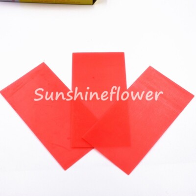 1.3mm Dental Lab Red Base Plate Wax Utility 20 Sheets Modeling Wax ...