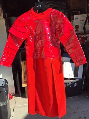 Disney Star Wars Elite Praetorian Red Guard Costume Girls Size 7/8 ...