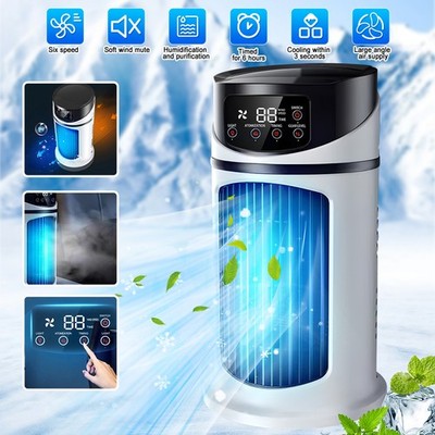 Portable Chillmax Air Pure Chill Cooling Fan 6 Speed Personal Cooler ...