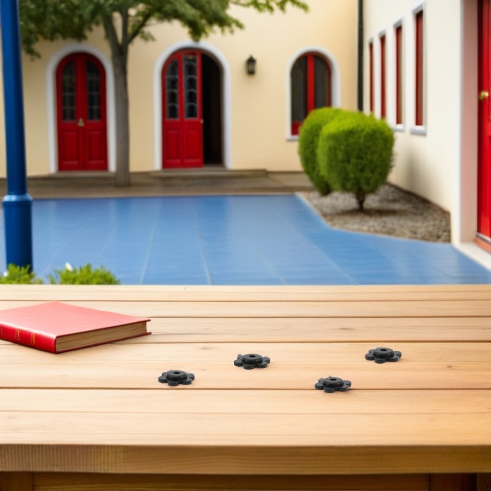 25PCS Garden Flag Stoppers: Flower Shape Pole Stoppers Anti-Wind for ...