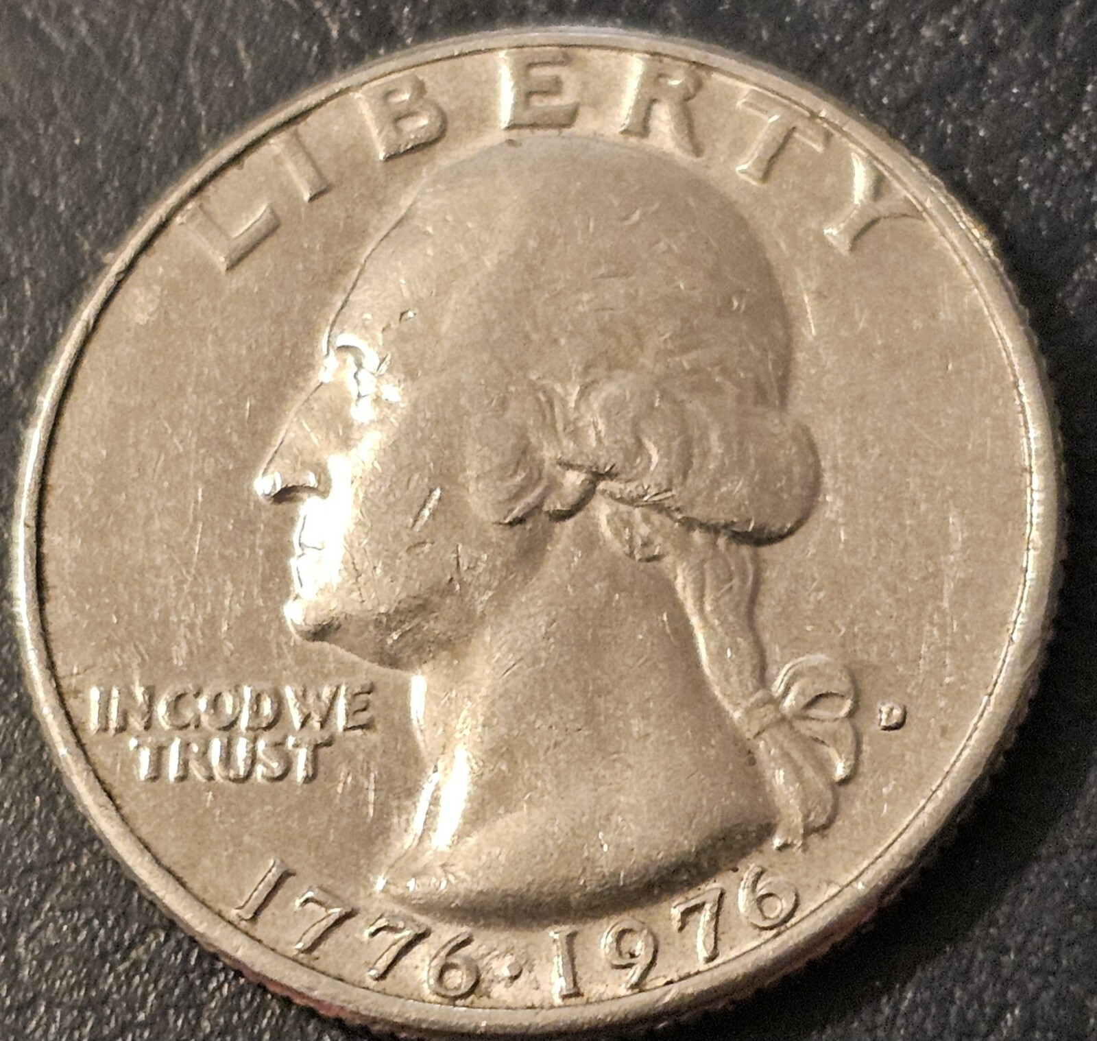 Rare US 1776-1976 Bicentennial Quarter, DDO Obverse D Filled Mint Mark ...