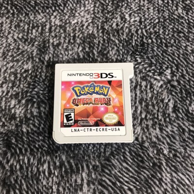 Pokemon Omega Ruby Cartridge