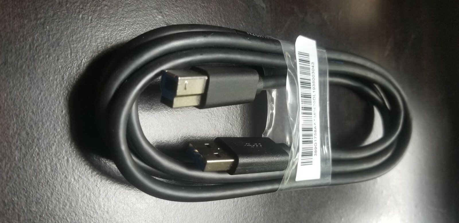 Genuine Dell 1.8m USB 3.0 Type A to B Cable Black Monitor Dock PN81N ...