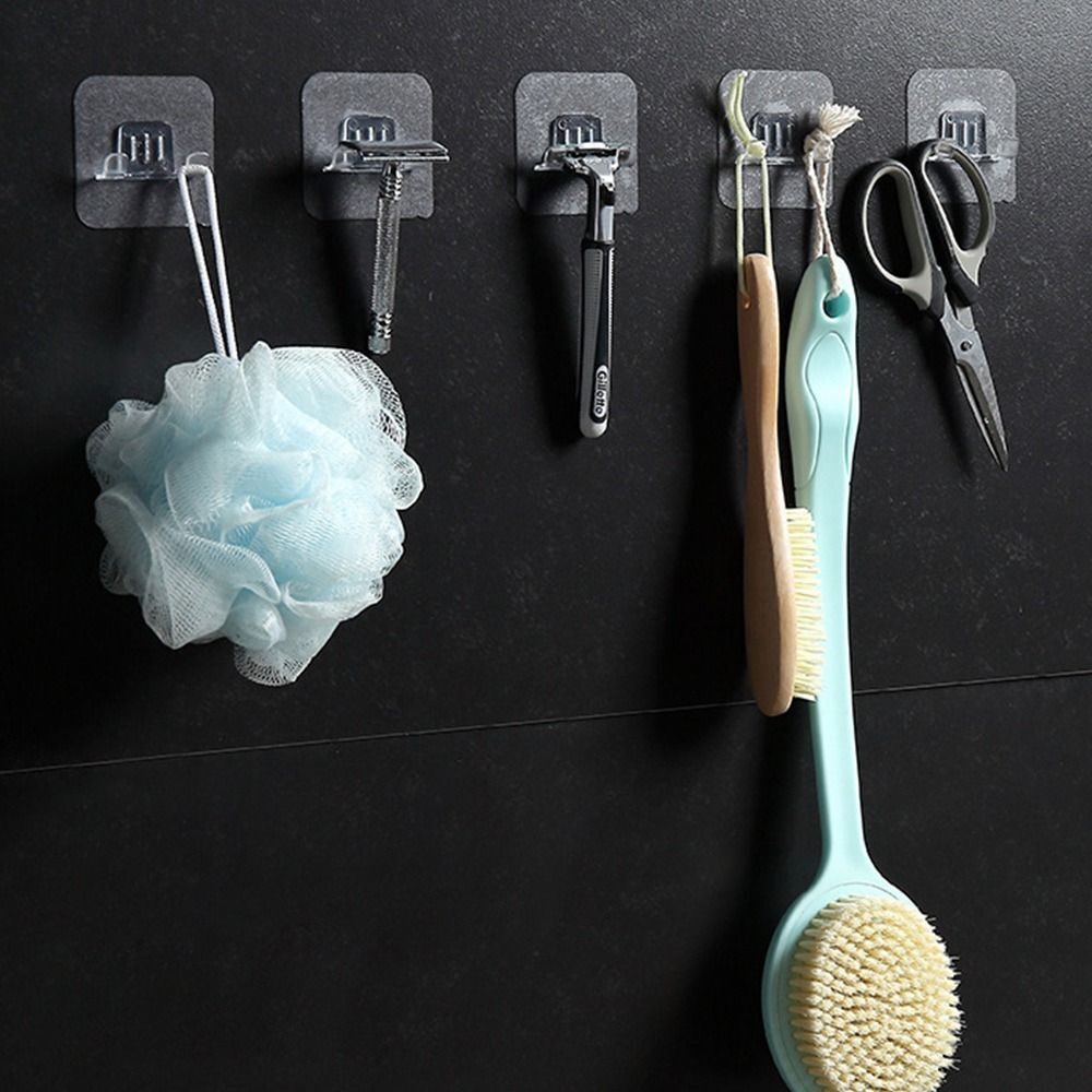 1pc Punch Free Shaving Razor Holder Waterproof Wall Hook 829636256861 ...