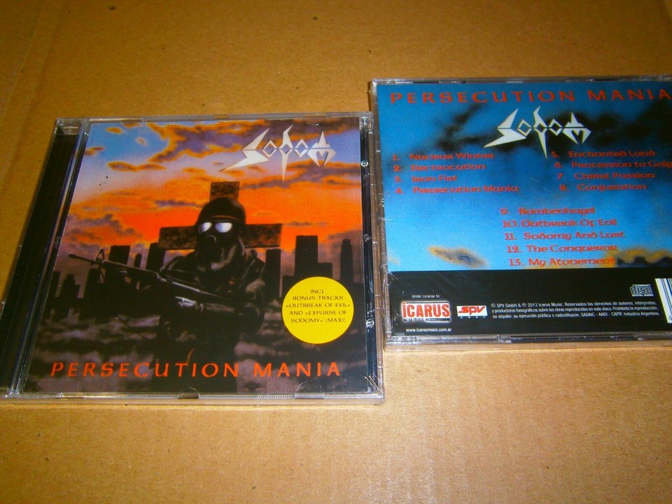 SODOM - Persecution Mania. CD | eBay