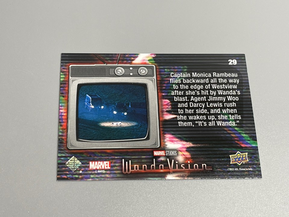 2022 Upper Deck WandaVision Purple Spell Parallel #29 It’s All Wanda | eBay