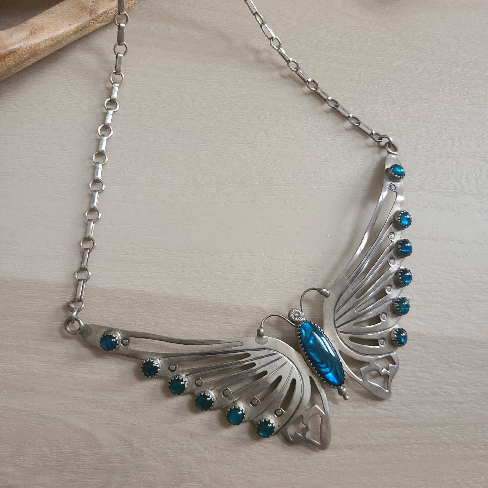 RARE NAVAJO SARAH DICKENS SIGNED STERLING SILVER ABAL… - Gem