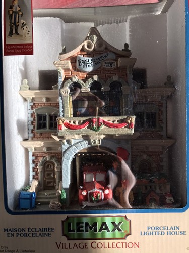 Lemax Caddington Village East St Firehouse Engine Co. 5 - New In Box | eBay