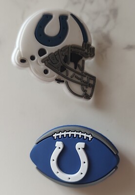 NFL Indianapolis Colts Crocs Shoe Charms Set Of 2 | eBay