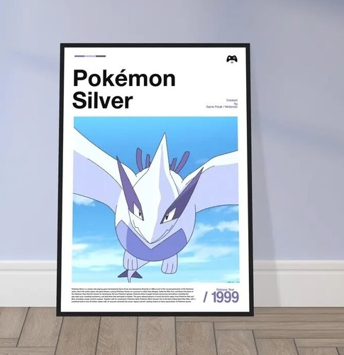 Pokemon Silver Poster, Pokemon Silver Print, Gaming Room Poster | eBay