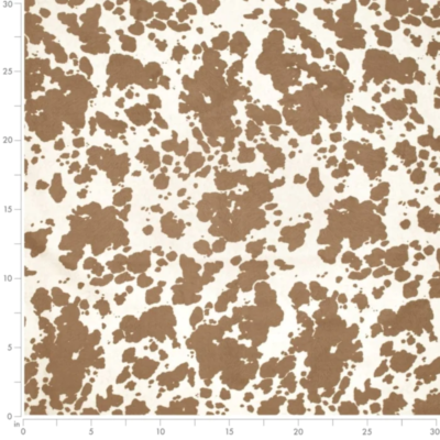 Brown Cow Print Wallpaper