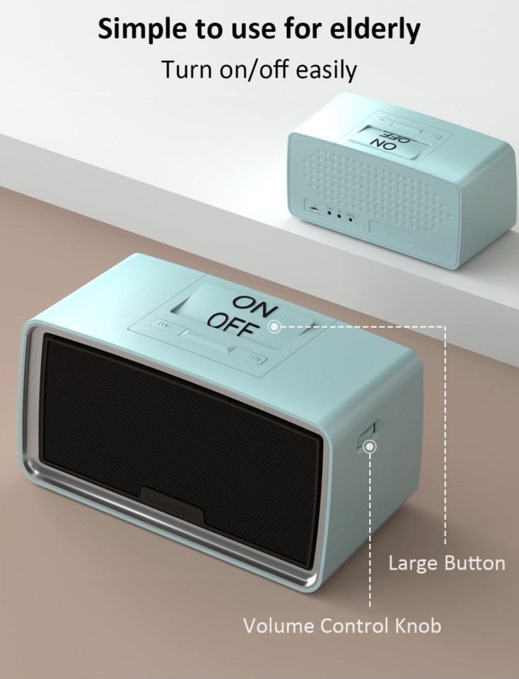 iGuerburn Simple Music Player for Dementia Elderly Seniors Easy MP3 ...