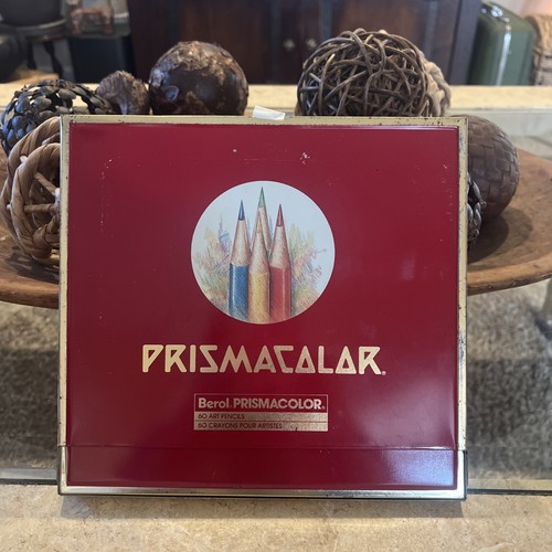 Eagle Prismacolor Berol Art Set 60 Color No 960 Colored Pencil Red Box ...