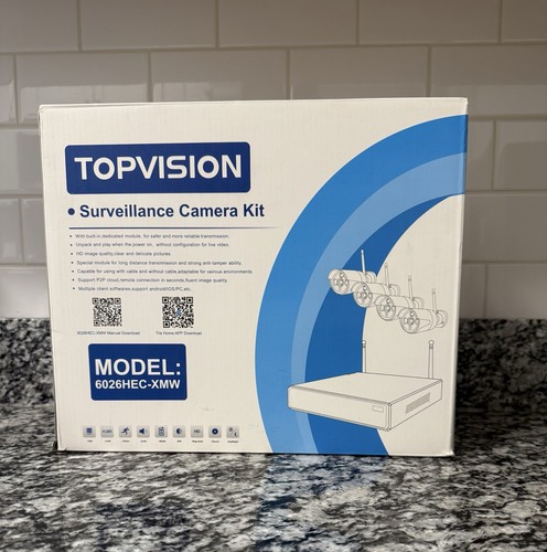 TOPVISION Wireless Surveillance Security Camera System (Kit With 4 ...