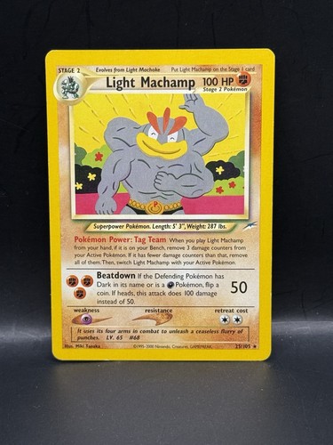 Light Machamp 25/105 Neo Destiny Regular - Pokémon Card | eBay