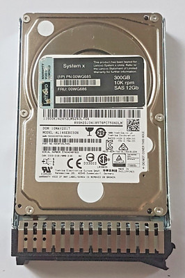 300 GB SAS Lenovo System x FRU: 00WG686 AL14SEB030N 10K 2.5" Festplatte ...