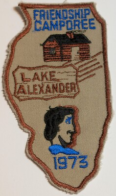 1973 Friendship Camporee Illinois Lake Alexander Patch Boy Scouts BSA | eBay