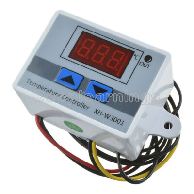 12V 10A Digital LED Temperature Controller Thermostat Controller Switch ...