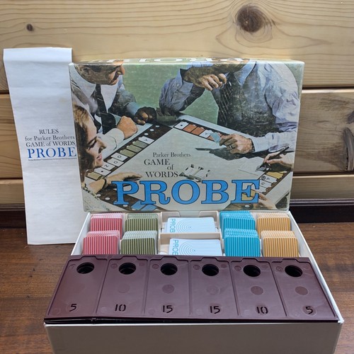 Vtg Very Nice Probe Game Of Words by Parker Bothers Complete Ready to ...