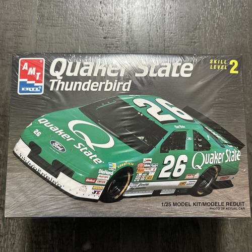 AMT Brett Bodine Quaker State Thunderbird Model Kit 1:25 Scale Factory ...