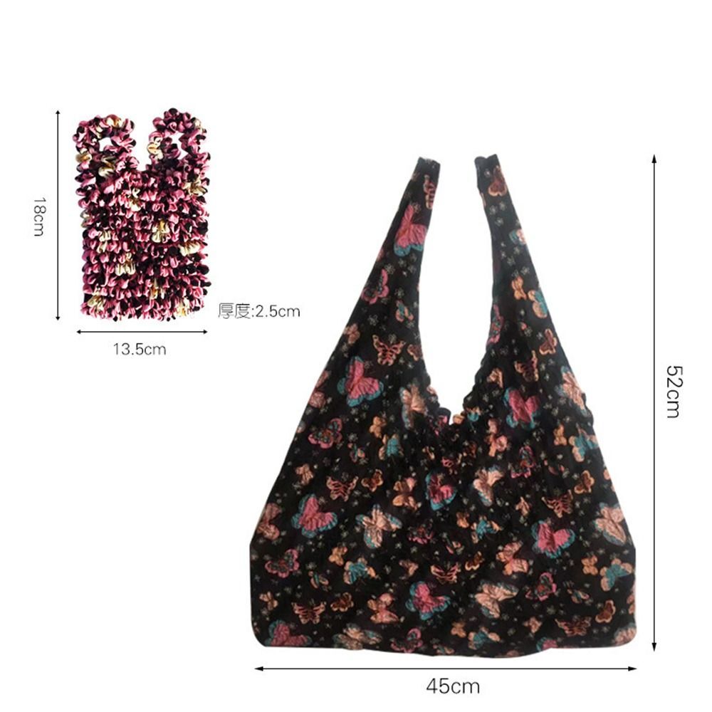 Handheld Pleated Bag Multi Purpose Shopping Bags Magic Stretch Bag ...