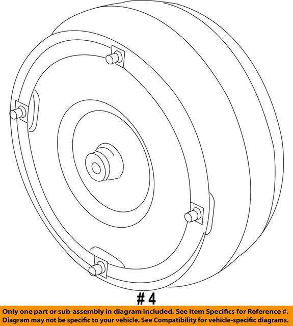 Genuine Ford Automatic Transmission Torque Converter Hc3z-7902-a for ...