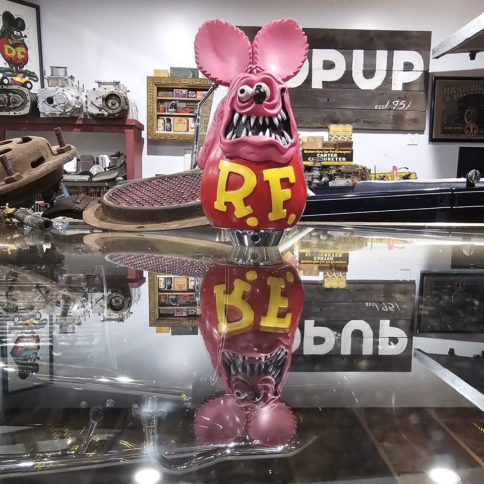 Cast Resin Ed Big Daddy Roth RAT FINK Shift Knob vtg style Hot Rod ...