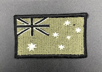 Australian Flag Shoulder Patch Subdued Color Military Theatre Made ...