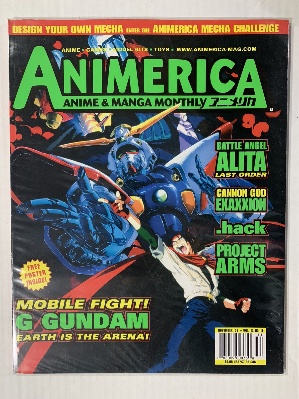 ANIMERICA Magazine NOVEMBER 2002 Vol 10 11 MOBILE SUIT GUNDAM BATTLE ...