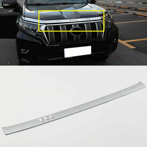 Front Bumper Hood Molding Trim Chrome ABS For Toyota Prado FJ150 LC150 ...