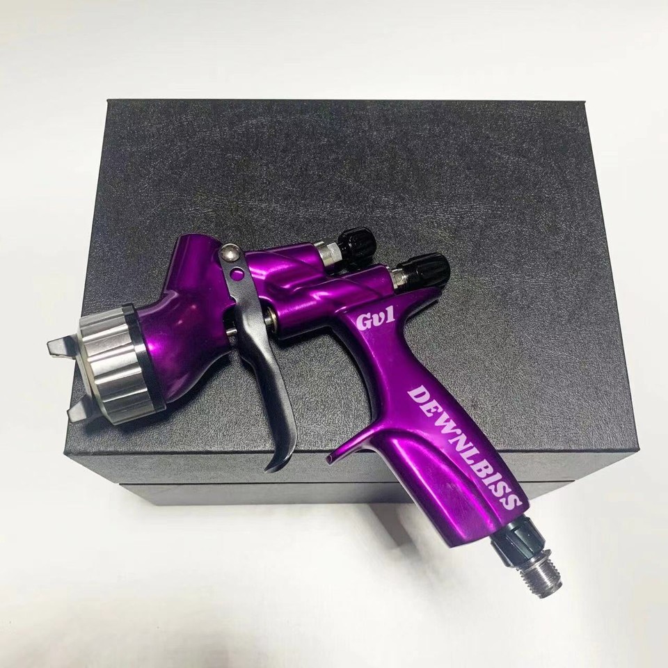 CV1 HVLP Spray Gun Car Paint Tool Pistol 1.3mm Nozzle Purple for ...