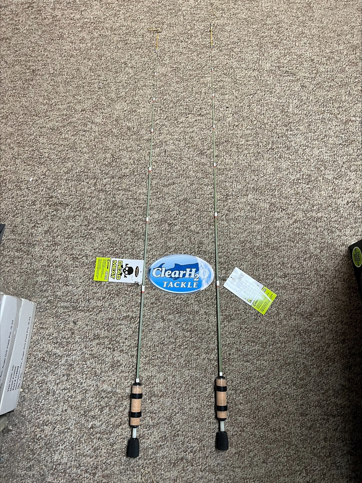 2PK JASON MITCHELL DEAD MEAT 48" ICE ROD DEAD STICK | eBay