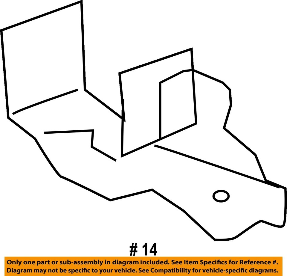 GM OEM 11-19 Cascada Rear Body Floor Floor Rails-Rear Rail Reinf Plate ...