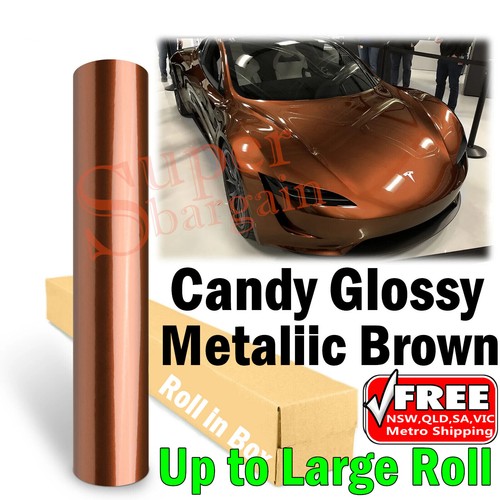 Candy Glossy Metallic Brown Car Vinyl Wrap Vinyl Sticker Decals Vinyl ...