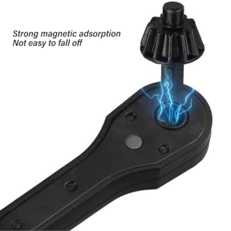 Ratchet Chuck Key Drill Chuck Wrench Ergonomic Grip Positive Negative ...