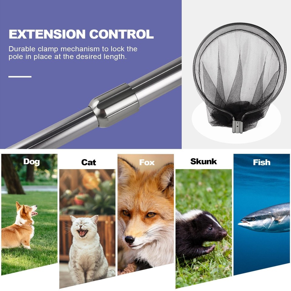 Animal Catcher Net, Dog Catching Net, Animal Catch Pole Tools for ...