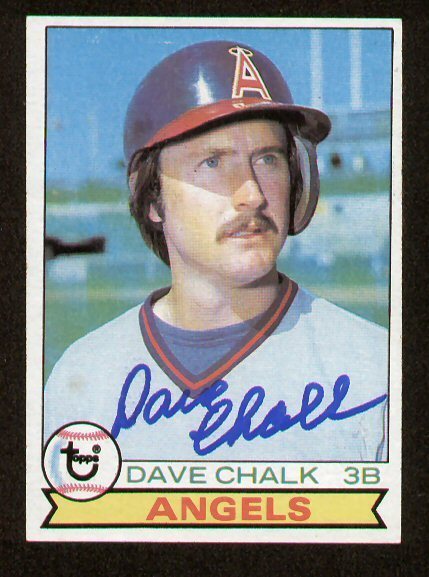 Dave Chalk # 682 signed autograph auto 1979 Topps Baseball Trading Card ...