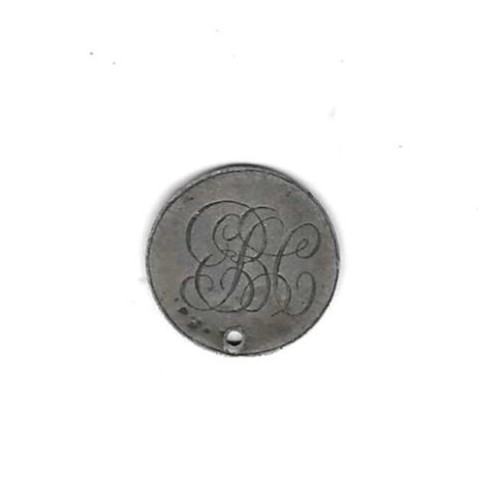 Silver Love Token - Great Britain 3-pence, 1838-1887 type, w/initials ...