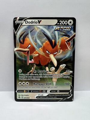 Pokémon TCG Dodrio V Fusion Strike 201/264 Holo Ultra Rare | eBay