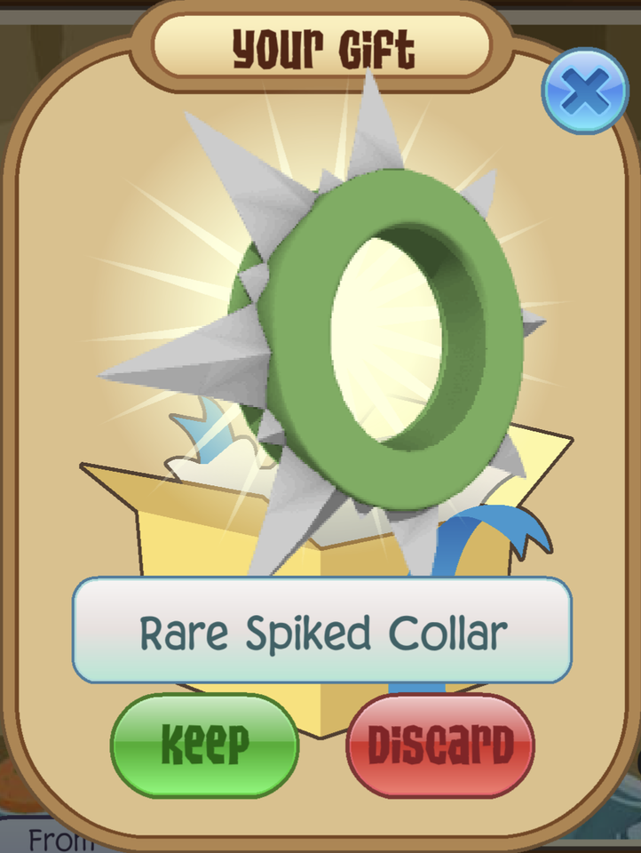 Animal Jam Classic (AJC) | Rare Long Spiked Collar (READ DESCRIPTION ...