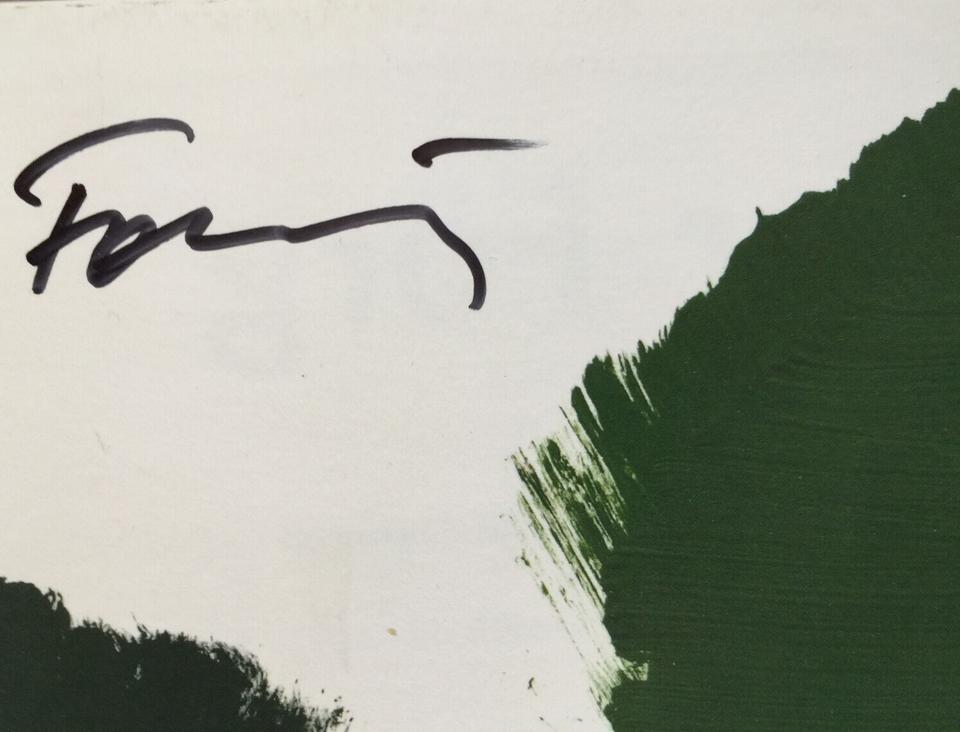 Günther Förg Composition Hand Signed, 30X21, Offset Litho + Frame, Orig ...