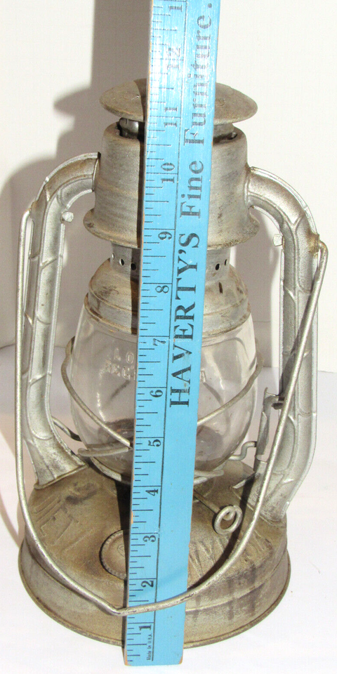 VINTAGE DIETZ LITTLE WIZARD KEROSENE LANTERN! CLEAR GLASS GLOBE 'LOC ...