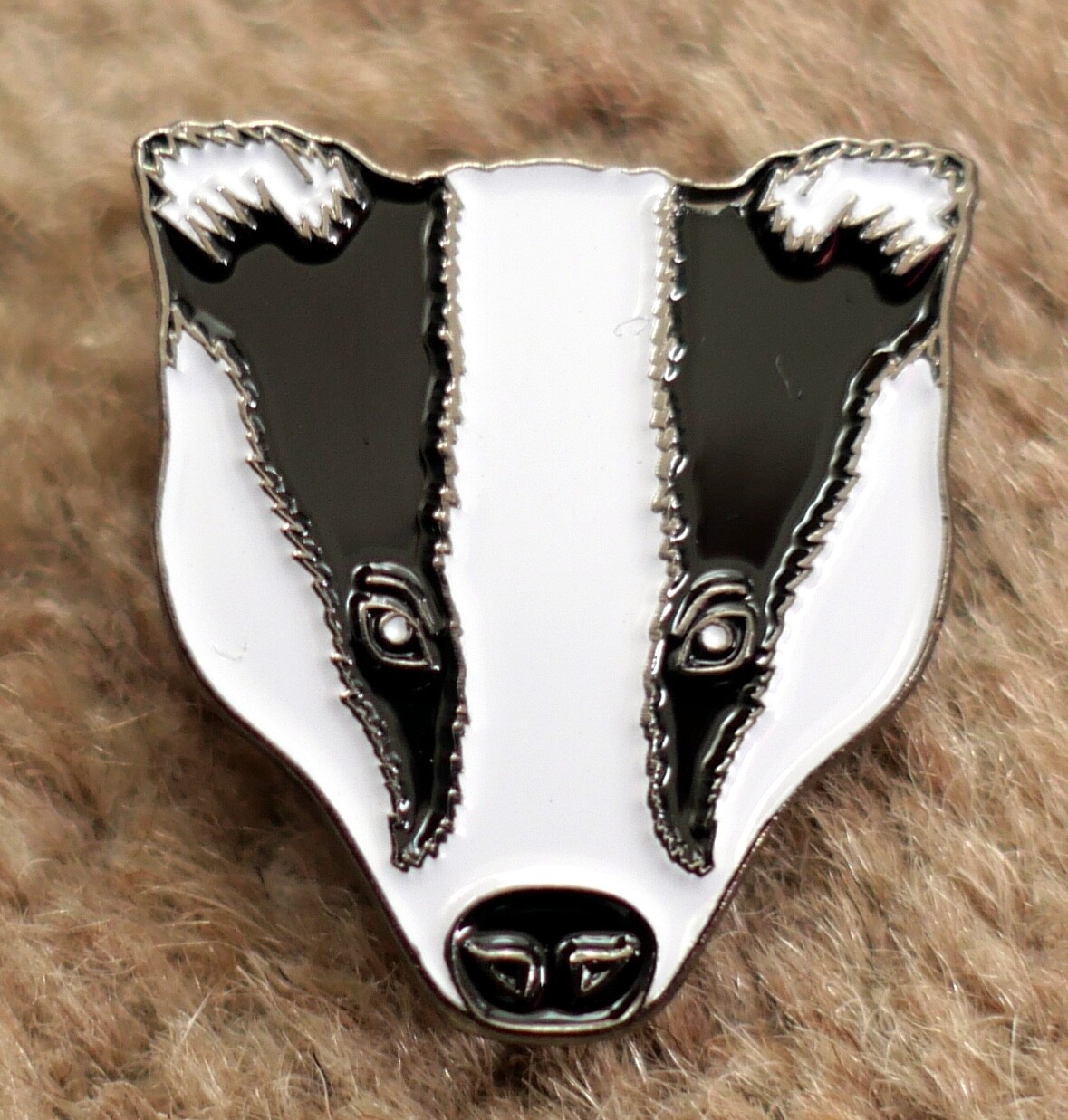 Badger Countryside Wildlife Wild Animal 25mm Metal Enamel Pin Badge ...